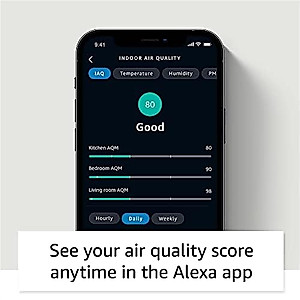 Amazon Smart Air Quality Monitor with Echo Pop