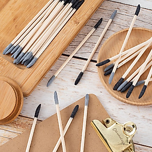 HINZIC 10 Pcs Sanding Sticks Double End 5.5 x 0.2 Inch Matchsticks Sanding Twigs 150/280 Grit Fine Detailing Polishing Tool for Plastic Models Miniatures Wood Hobby Stuffers