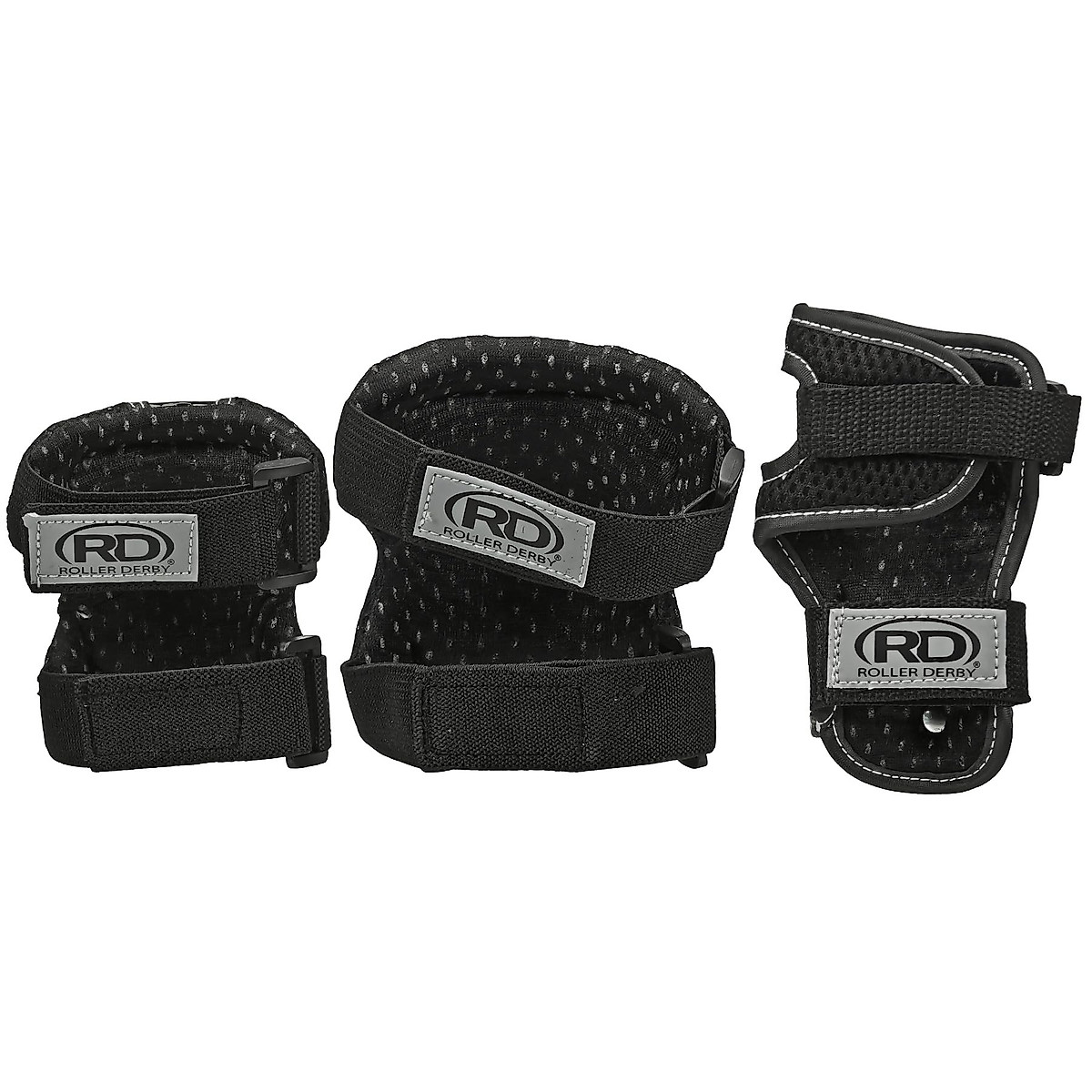 Roller Derby ION 7.2 Inline Skates with Protective Gear, Aluminum Frames, Adjustable Sizing, Tri-Pack Protective Gear Included