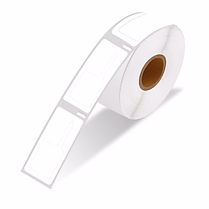 USUPERINK 5 Roll (400 Labels/roll) Compatible for Dymo LabelWriter 30373 Jewelry Price Tag 2-up Rat Tail Labels 7/8'' x 15/16'' Retail Adhesive Label Sticker [NOT FIT 550 & 5XL]