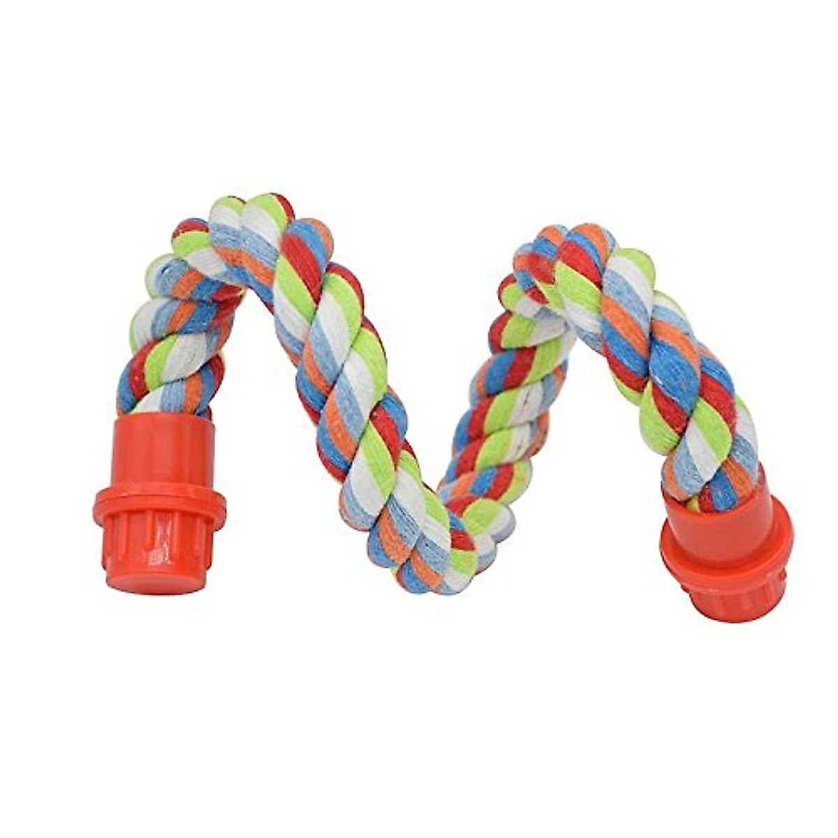 Birds Rope Bungee Perch Adjustable Parrot Cage Stand Chewing Swing Toy Climbing Ropes for Small Medium Parrot Spiral Rope Cage Accessories