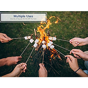 Royal Imports 18" Natural Bamboo Wood Plant Stake, Floral Picks, Roasting Sticks, Wooden Kebob Grilling Skewers, Sign Posting (100 Pcs)