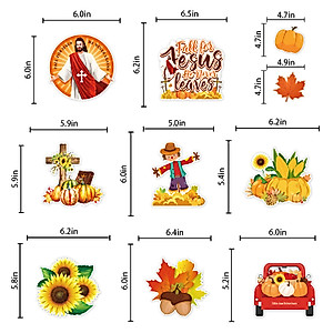 40 Pcs Fall For Jesus He Never Leaves Hanging Decorations, NO-DIY Fall Party Decorations Hanging Swirls, Christian Fall Decorations Whirls Glitter Foil Ceiling Swirls