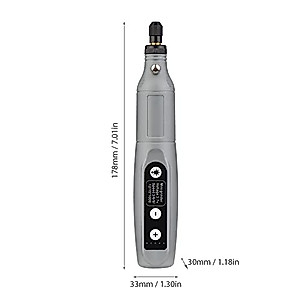 Cordless Rotary Tool, Geevorks 3.7V Rotary Tool Kit 5-Speed and USB Charging with LED Light, Mini Electric Grinder Tool with 41 Accessories for Cutting Sanding Engraving Polishing & DIY