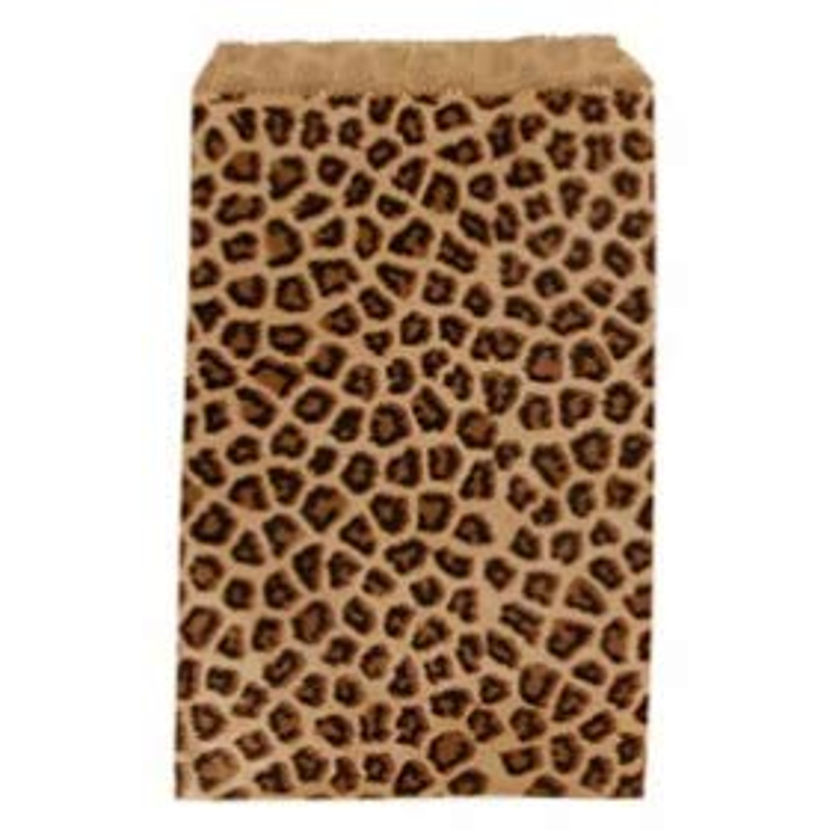 888 Display - 200 pcs of 5" x 7" Leopard Tone Paper Gift Bags Shopping Sales Tote Bags