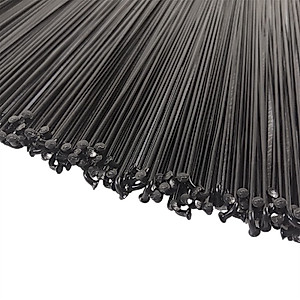 Bicycle 20 Light Spokes Straight Pull J-Hook J-Bend 14G 2.0mm Road Bike and Wheel 3D Force Spoke Rays (Color : Straight Pull 30pcs)