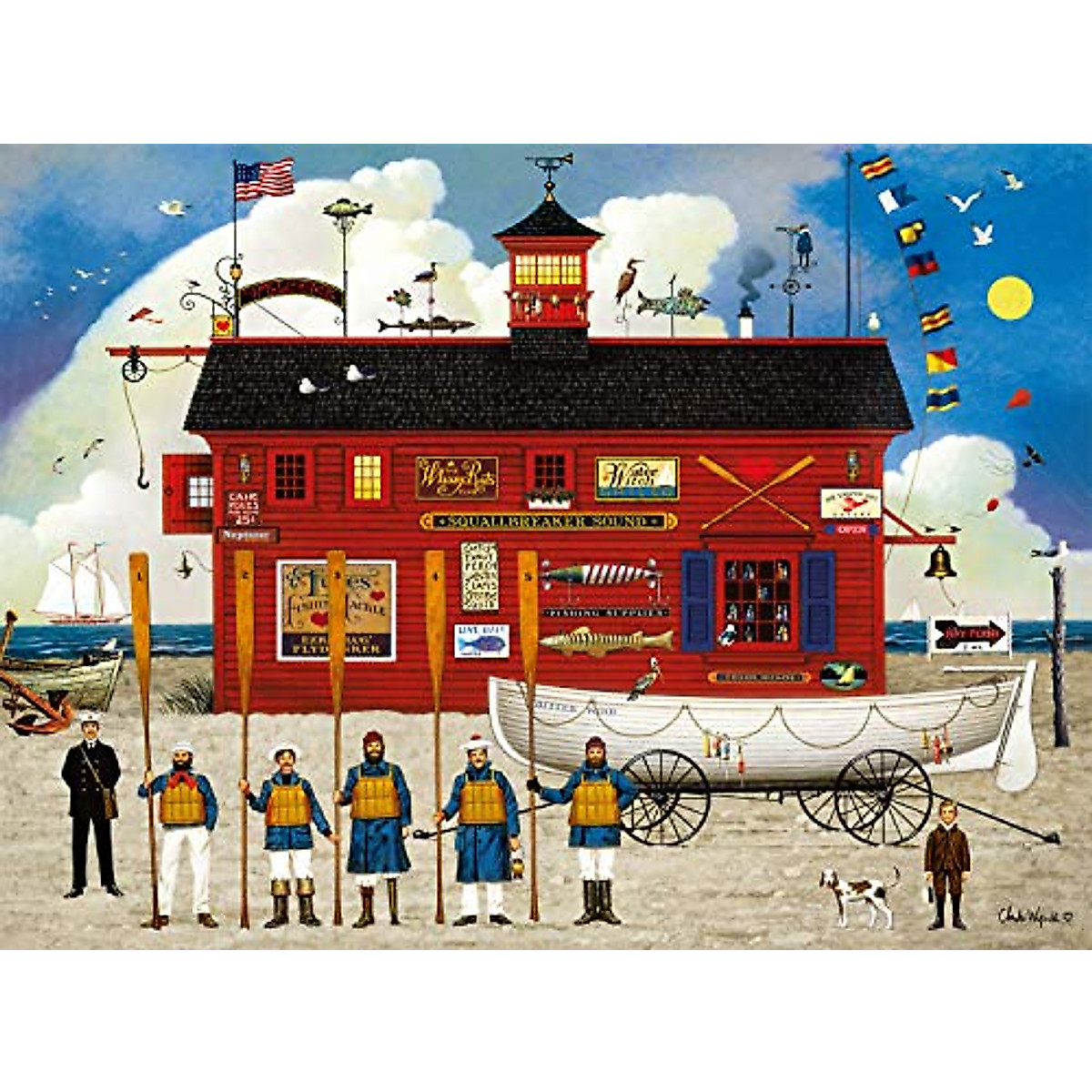 Buffalo Games - Charles Wysocki - The Sea Buglers - 1000 Piece Jigsaw Puzzle