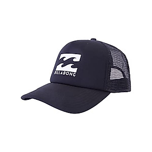 Billabong Men's Classic Trucker HAT, Black White, One Size