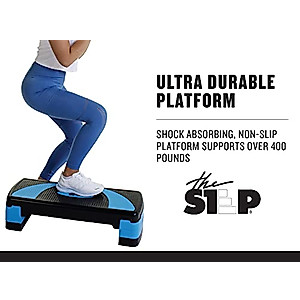 The Step Large Aerobic Stepper for Home Workout Steppers for Exercise