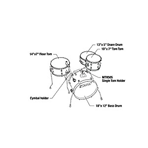 Tama Drum Set, Satin Blonde (LJL48S-SBO)