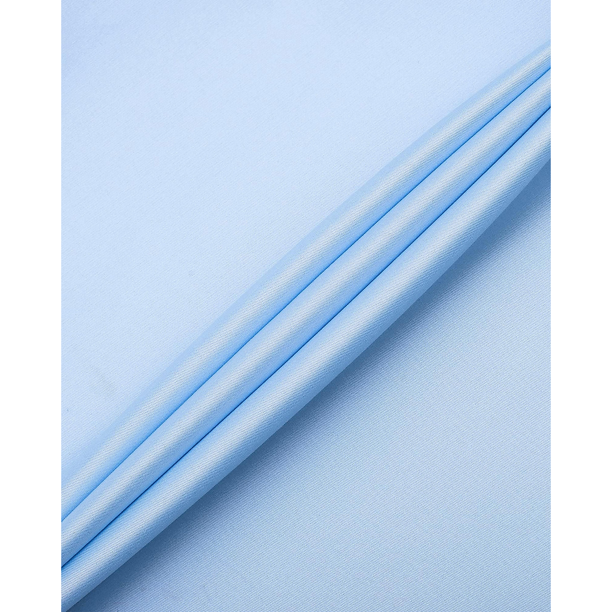 J.VER Men's Dress Shirts Solid Long Sleeve Stretch Wrinkle-Free Formal Shirt Business Casual Button Down Shirts Blue Small