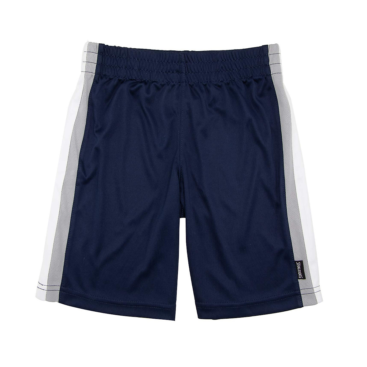 Spalding Boys Americana Athletic Active Mesh Muscle Tank Top and Shorts Set, Grey, 4