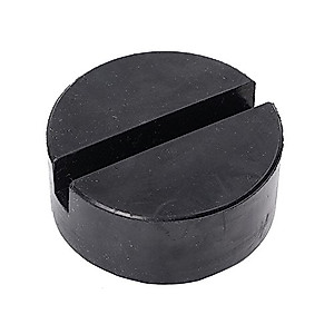 FSFY Auto 75mm Slotted Frame Rail Rubber Hydraulic Floor Jack pad Standard Jack Pad Black