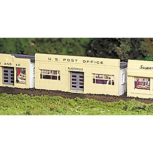 Bachmann Trains - PLASTICVILLE U.S.A. BUILDINGS – CLASSIC KITS - POST OFFICE - HO Scale
