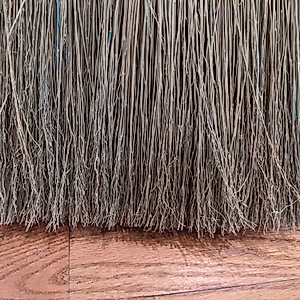 Lehman's Amish-Made House Broom - Authentic Corn Straw Broom with Hardwood Handle, Natural, 55 inches