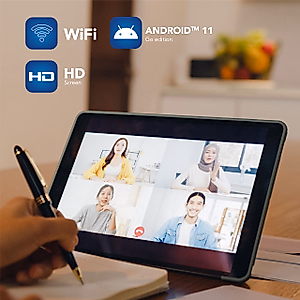 HYUNDAI Kids Tablet 8 inch - 2GB 32GB, Fast AX WiFi, Android 11 Tablet - Screen Protector, Stylus and Wire Earbuds Included