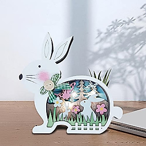 2 Easter Bunny Wooden Room Children Room