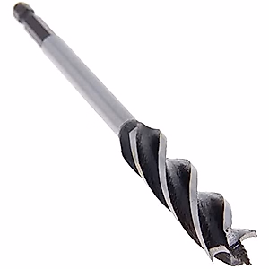 Auniwaig Auger Drill Bit Wood Hex Shank 14mm Cutting Dia High Speed Steel for Electric Bench Drill Woodworkingpentry