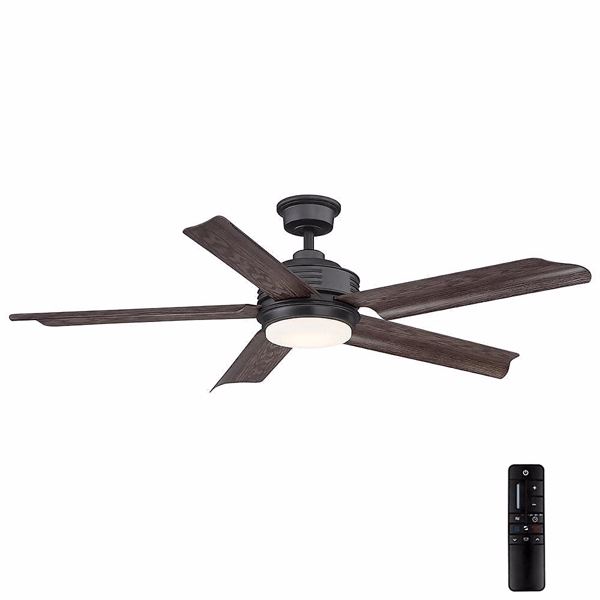 Home Decorators Collection Hansfield 56 in. LED Outdoor Natural Iron Ceiling Fan with Remote Control
