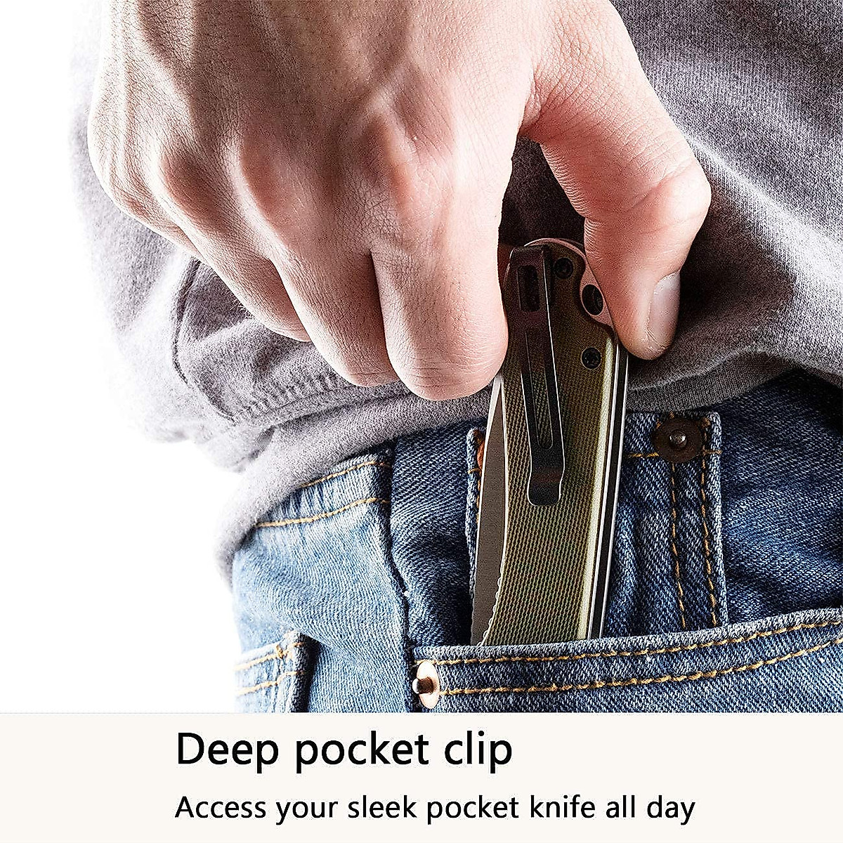 CIVIVI Elementum Green G10 Handle Bundled with New Blue G10 Handle Version, Great EDC folding Knife Companion