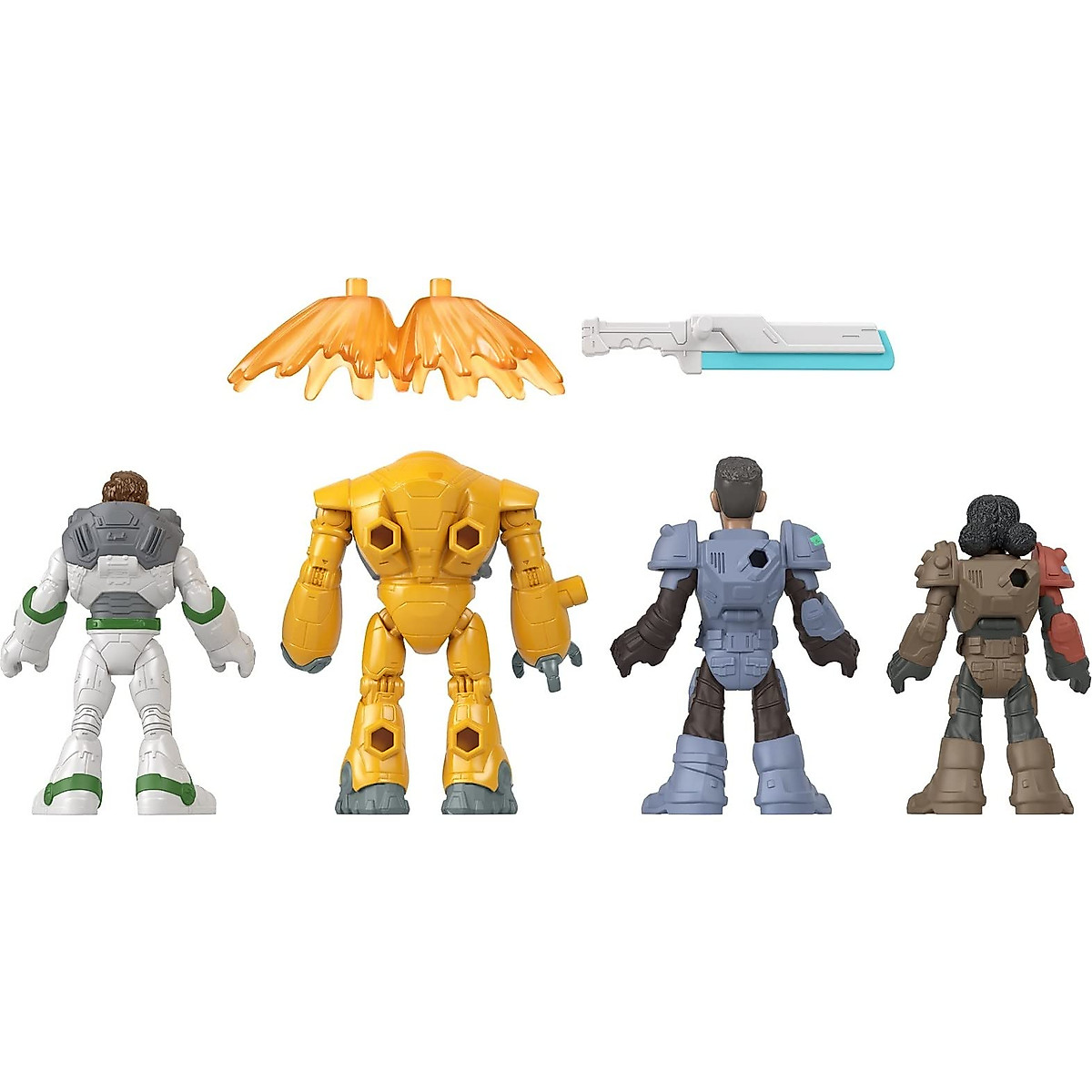 Fisher-Price Imaginext Figure Set Disney and Pixar Lightyear Jr. ZAP Patrol Multipack with Buzz Lightyear Toy for Preschool Kids Ages 3+ Years