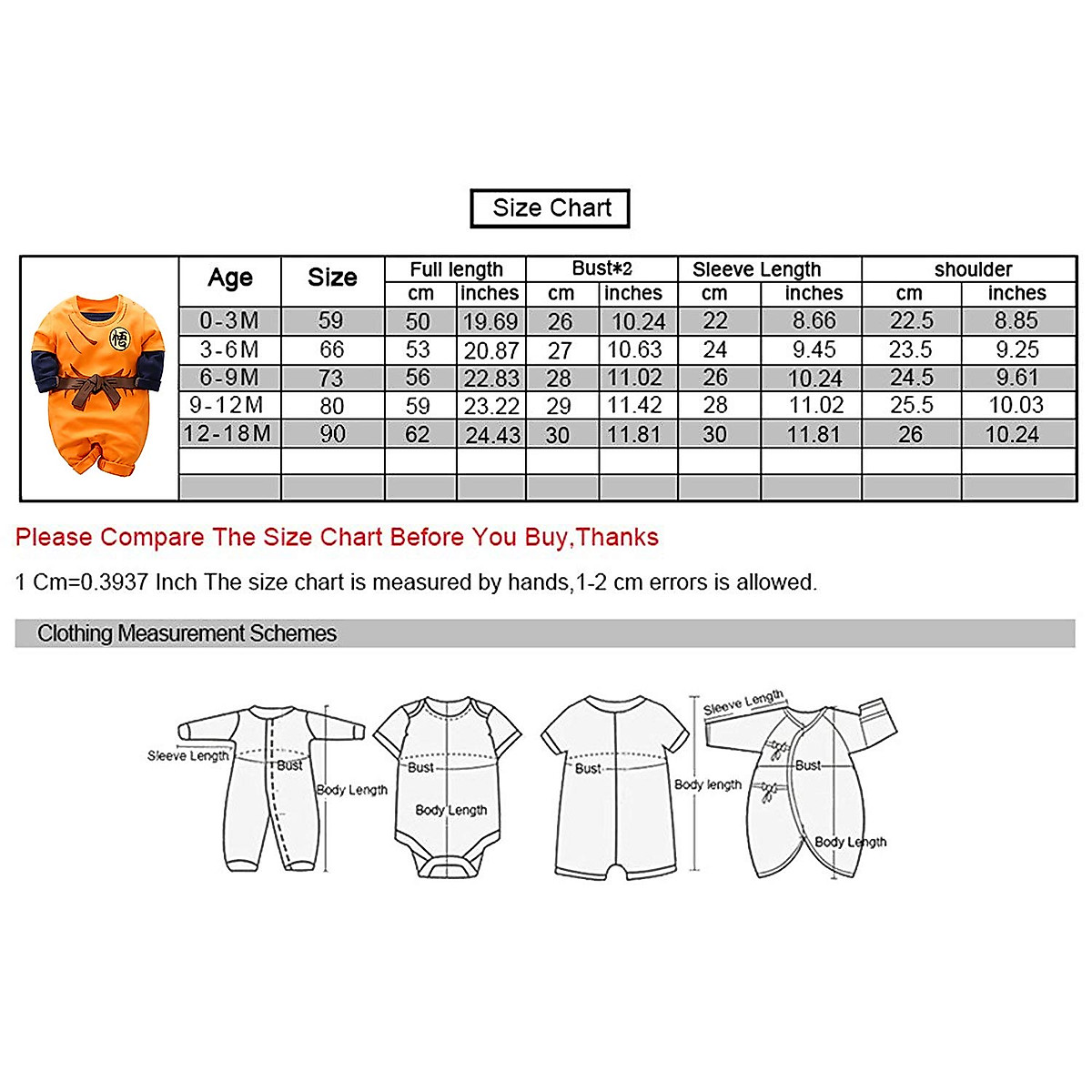 YFYBaby Newborn Baby Boys Romper Infant Toddler 100% Organic Cotton One-Piece Jumpsuit