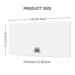 Putuo Decor Little Man Cave Sign, Boys Room Wall Decor for Kids, Toddler Boys, Baby, 10x5 Inches PVC Hanging Plaque Gift (No Girls Allowed Except Mom - 2)