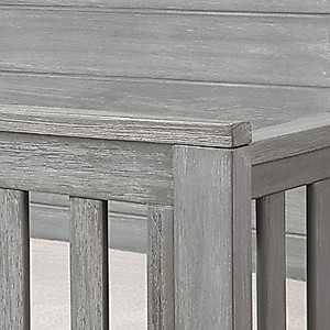 DaVinci Fairway 4-in-1 Convertible Crib in Cottage Grey, Greenguard Gold Certified