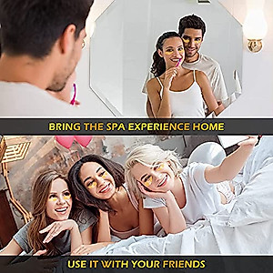 VANELC 24k Gold Eye Mask，Collagen Under Eye Patches，Eye Treatment Mask, Under Eye Bags Treatment, Under Eye Masks for Puffy Eyes, Anti-Aging,Anti-Wrinkle and Fine Lines, Under eye Dark Circles