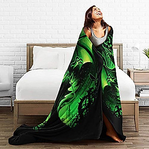 ALKYLA Fairy Tales Maleficent Blanket Throws Bed Queen Size Ultra Soft Micro Fleece Warm Fluffy Couch Living Room Luxury Blankets 50 x 40 in
