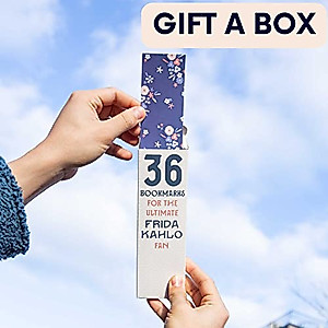 36-Pack of Frida Kahlo Paper Bookmarks. Perfect for Art Lovers, Feminists, and Culture Enthusiasts. These Colorful and Inspiring Bookmarks Feature Quotes by The Iconic Mexican Artist.