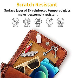 UNBREAKcable 3-Pack Screen Protector for iPhone 12 / iPhone 12 Pro, Double Shatterproof Tempered Glass [Easy Installation] [9H Hardness] [99.99% HD Clear] [Case Friendly] for iPhone 6.1 inch