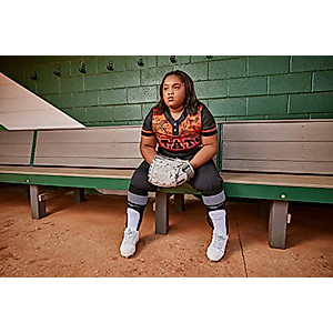 Mizuno girls Belted Fastpitch Softball Pants, Black, X-Large US