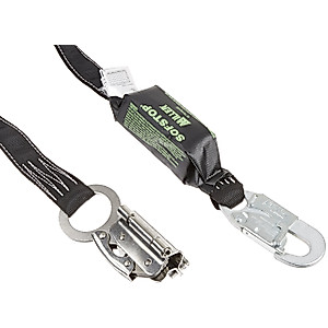 Miller by Honeywell 98174LS-Z7/3FTYLU Manual Rope Grabs with O-ring, ANSI Z359.13 Compliant 3-Feet Sofstop and Locking Snap Hook, Universal, Yellow