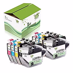 8 Pack Compatible Ink Cartridge Replacement for Brother LC3019 XXL LC3019BK LC 3019 to use with MFC-J6930DW MFC- J5330DW MFC-J6530DW MFC-J6730DW Printer(2 Black 2 Cyan 2 Magenta 2 Yellow)