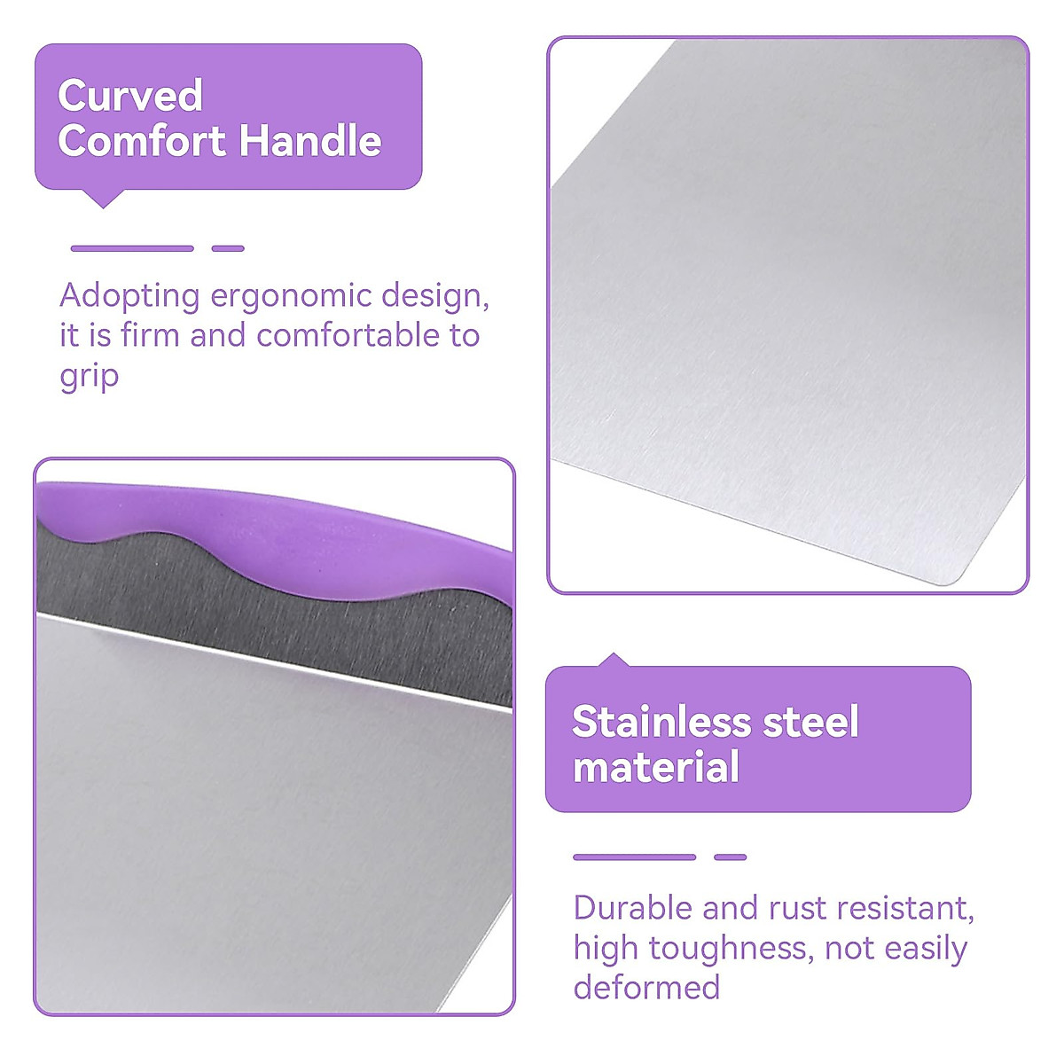 2 Pcs Cake Lifter, Stainless Steel Pizza Transfer Tray Cake Spatula Moving Plate Cake Lifter Shovel Pastry for Kitchen Bread Pastry Baking