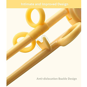 Wakaka Chicken Shape Chopsticks, Easy to Use Training Chopsticks for Children and Adults, Made With Non-Toxic Dishwasher-safe Reusable Chopstick Set (Yellow)