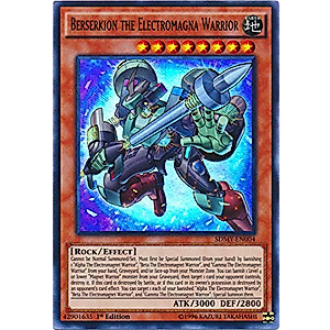 Yu-Gi-Oh! - Berserkion The Electromagna Warrior (SDMY-EN004) - Structure Deck: Yugi Muto - 1st Edition - Ultra Rare