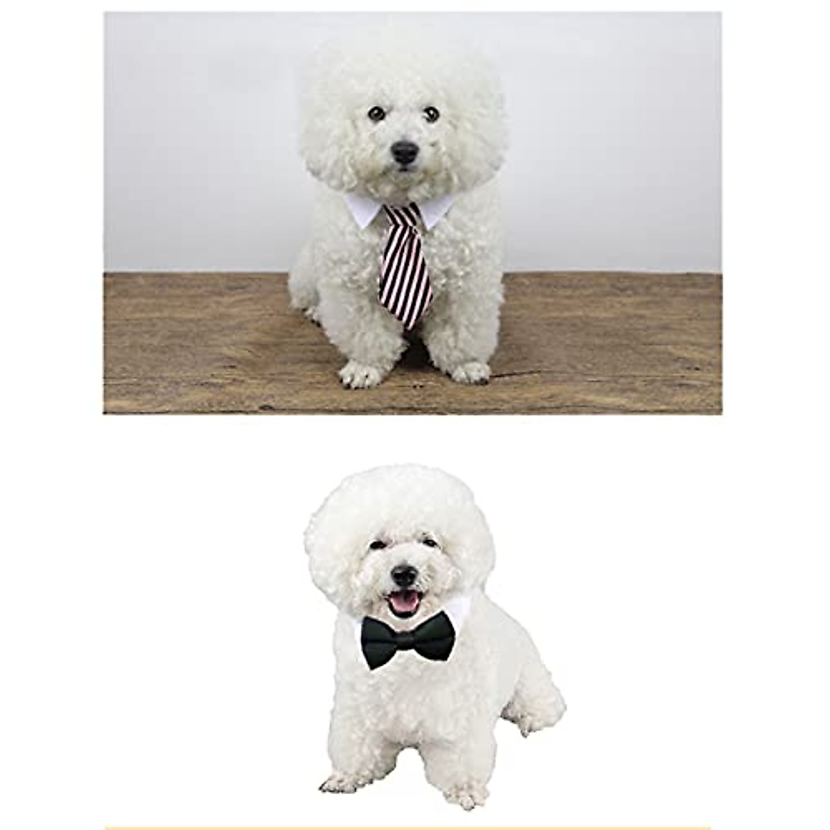 4 Pieces Pets Dog Cat Bowtie Pet Costume Adjustable Formal Necktie Collar for Cats Small Dogs Puppy Grooming Accessories