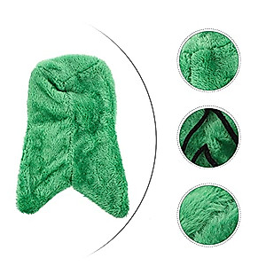 Balacoo Green Parrot Cozy Corner Fleece Bird Blanket Cuddle Nest Warm Plush Sleeping Nest Bed Small Animals Pet Birds Cage Hanging Bed House for Parakeet Cockatiel