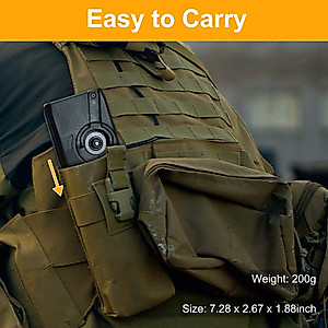 ACTIONUNION Airsoft Tactical Speed Loader for Hand Crank Magazine Quick Loader 1000 Rounds (Black)