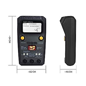 BSIDE ESR02 PRO Digital Transistor Tester SMD Components Meter Mega328 NPN/PNP Diode Triode Capacitor Inductance ESR Checker with Tweezers