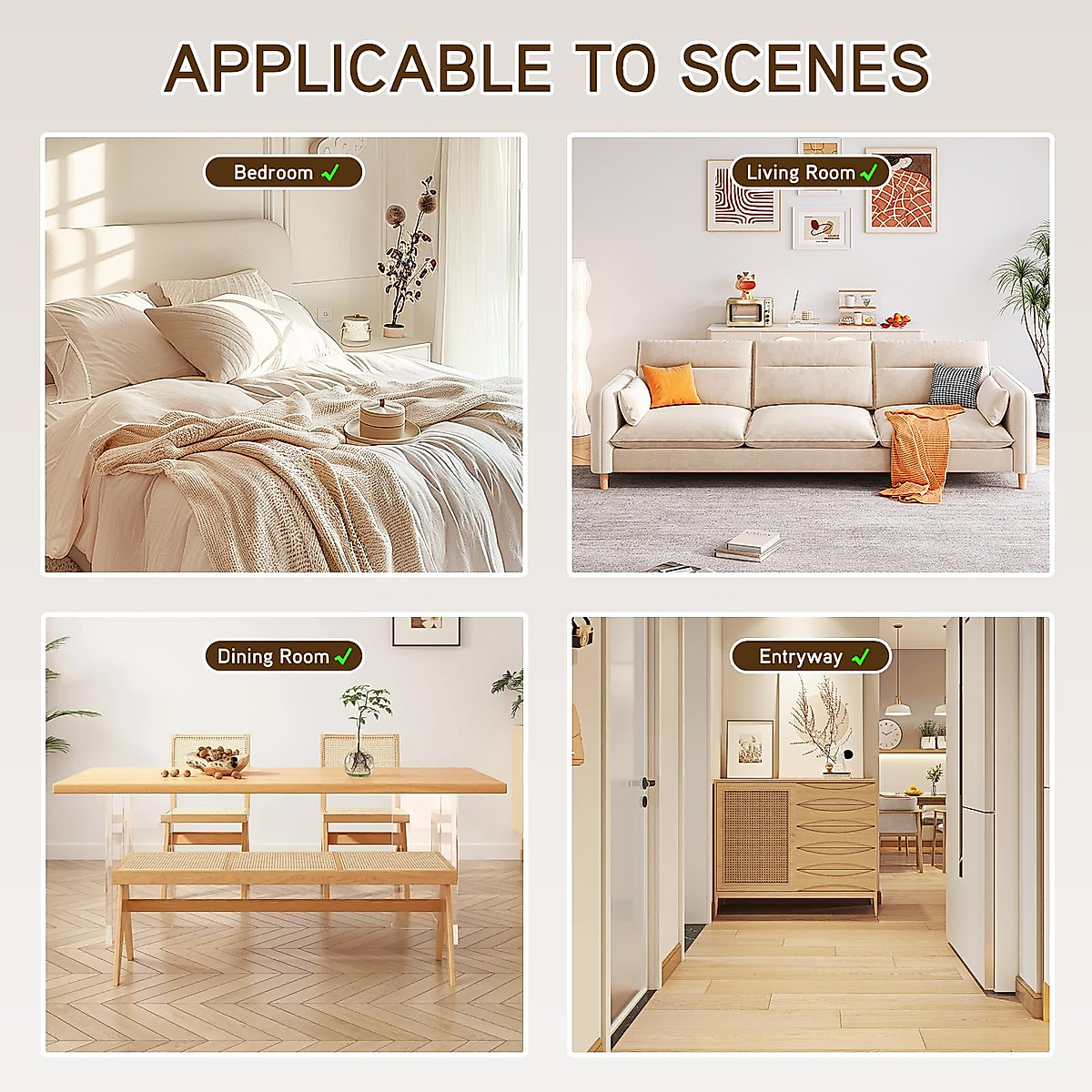 Furnimart Faux Leather Bench Ottoman, Tufted Button Bedroom Benches Footrest Stool in Solid Wood Legs, Long and Dining Bench, Indoor Bench for Entryway Living Room Bedroom (Leather-DustYellow)