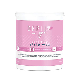 DepilSpa Microwaveable Strip Wax Sensitive (for professional use only) – 27.1 FL OZ