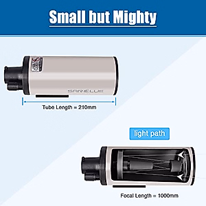 Maksutov-Cassegrain Telescope, Mak70 Telescopes for Adults Kids 1000mm Focal Length 70mm Objective Lens, Beginners Astronomy Telescope with Slow Motion Gimbal Tripod