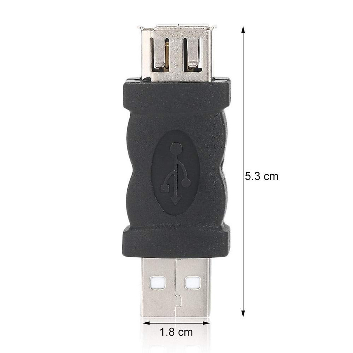 ANRANK AF201394AK USB 2.0 Type A Male to Firewire IEEE 1394 6 Pin Female Adaptor Convertor Plug
