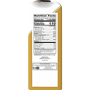 Gold Medal Premium Quality All Natural Whole Wheat Flour For Baking, 5 lb