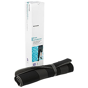 McKesson Knee Immobilizer Brace, Adjustable Leg Straightener, One Size Fits Most, 18 in, 1 Count