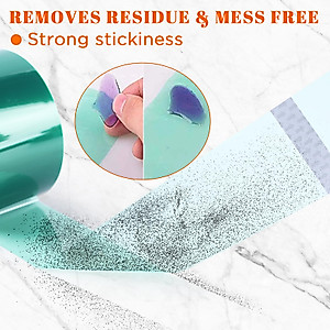 Baowox 2 Rolls 108 FT Resin Tape for Epoxy Resin Molding, Silicone Thermal Adhesive Tape, High Temperature Resistance Epoxy Release Tape for River Tables Hollow Frame Bezels Craft Pendant