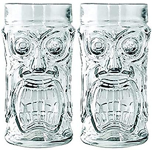 Anchor Hocking Screaming Tiki Glasses,470 milliliters